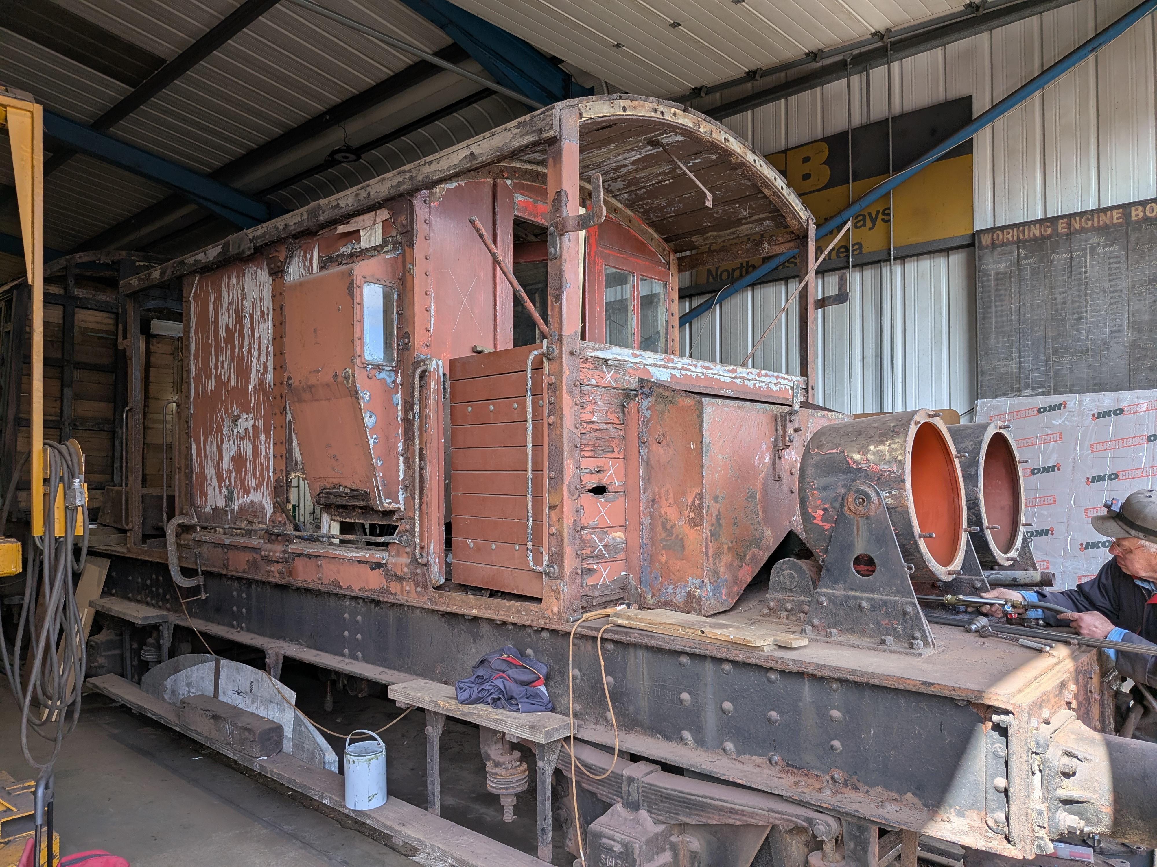 WD ARMY 49007 Goods Brake Van Built 1942