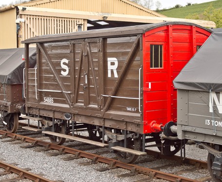 LSWR 54885 Brake Van Built 1900